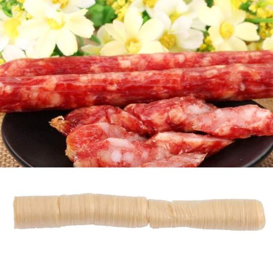 Boyau de saucisse de style cantonais à séchage comestible pour jambon ...