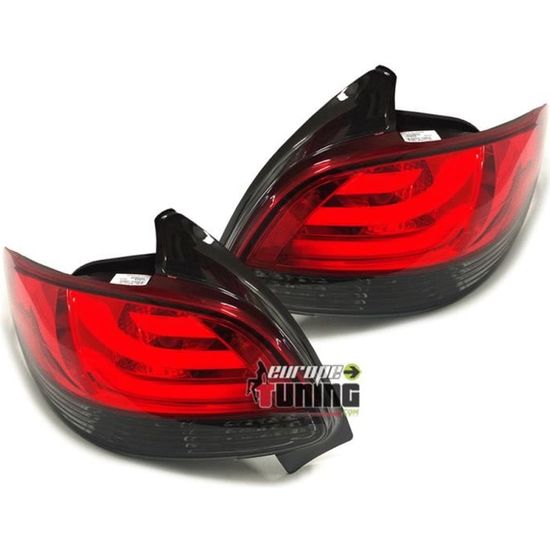 FEUX LED CELIS LCI ROUGES FUMES POUR PEUGEOT 206 et 206 + (03912 ...
