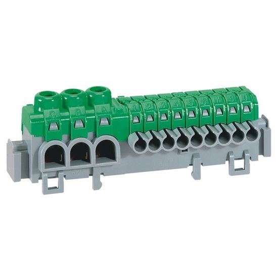 Bornier de répartition IP 2X - LEGRAND - 3 bornes à cage - Connexion ...