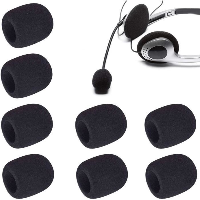 Mousse Micro Casque, 50 pièces Mini Micro Microphone Bonnettes ...