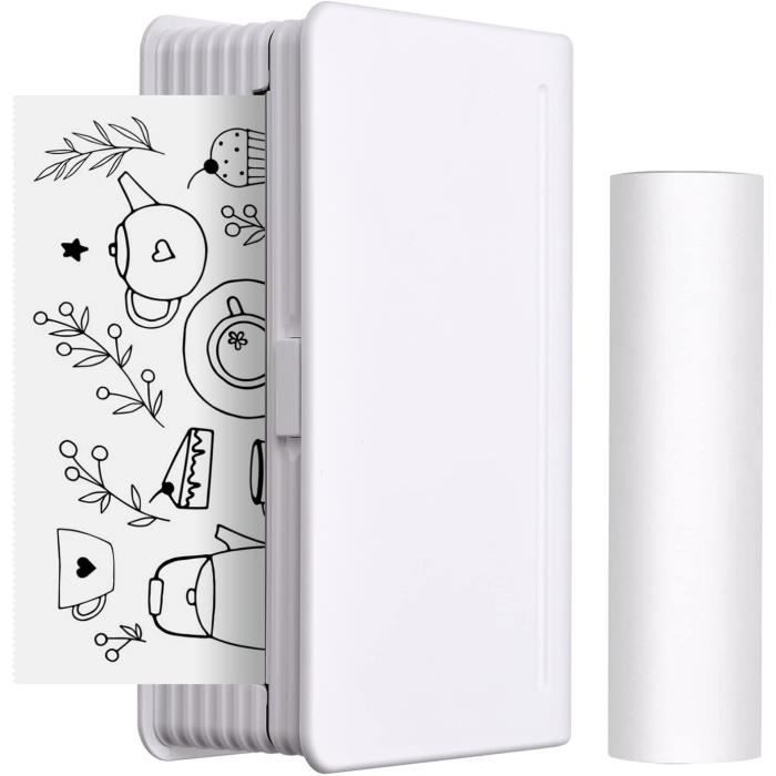 Imprimante de poche 112 mm Imprimante photo portable BT Imprimante ...