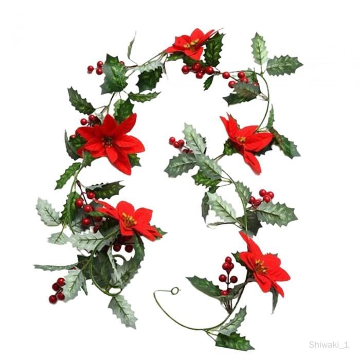 Guirlande de Noël avec lumières 20 LED Décoration de Noël Guirlande de ...