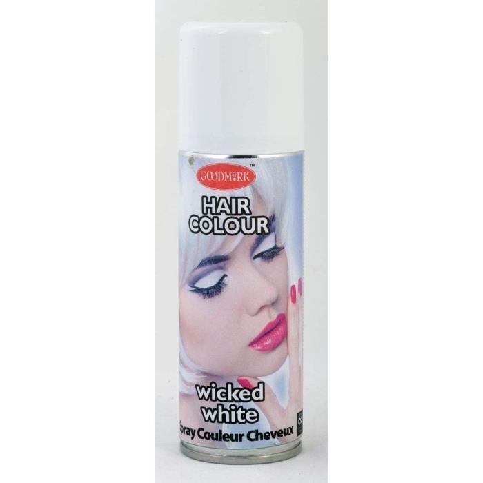 Hair Bomb White, SPRAY LAQUE CHEVEUX 125ML BLANC, 125 A666 - Cdiscount ...