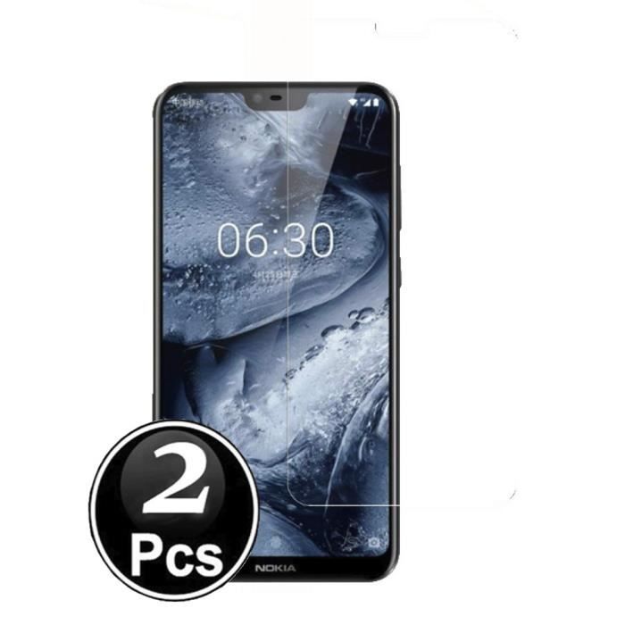 Nokia 6.1 Plus / Nokia X6 Vitre protection d'ecran en verre trempé ...