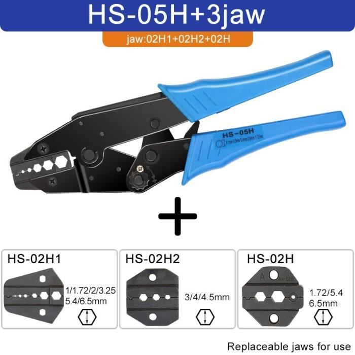 Pince outil,Pince à sertir de câble Coaxial, Kit HS-05H pour SMA-BNC ...