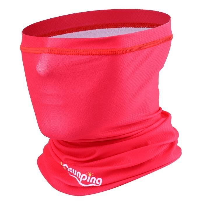 Foulard,Cache-cou d'été en soie glacée pour hommes et femmes, cache-cou ...