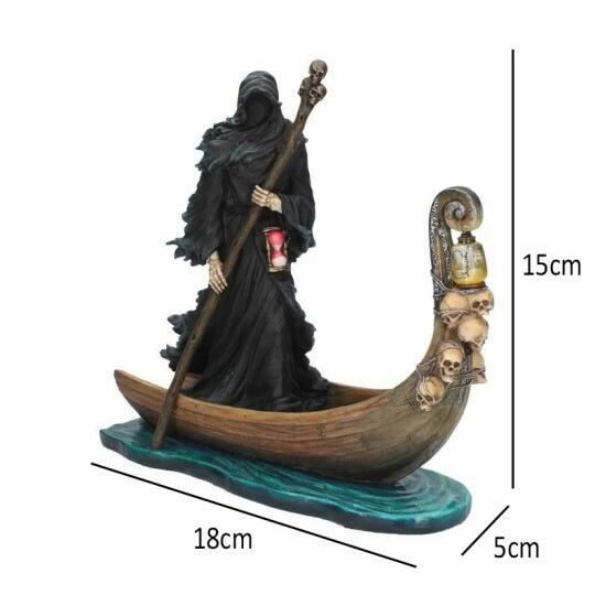Statue Veronese en résine Charon - Figurine de Ferryman - Décoration ...