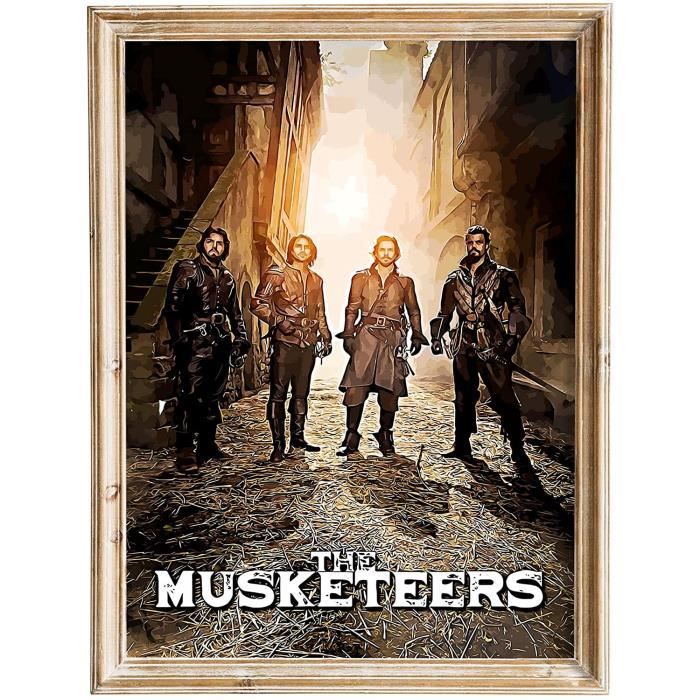 The Musketeers Format A3 Affiche de la srie TV originale Art mural 297 ...