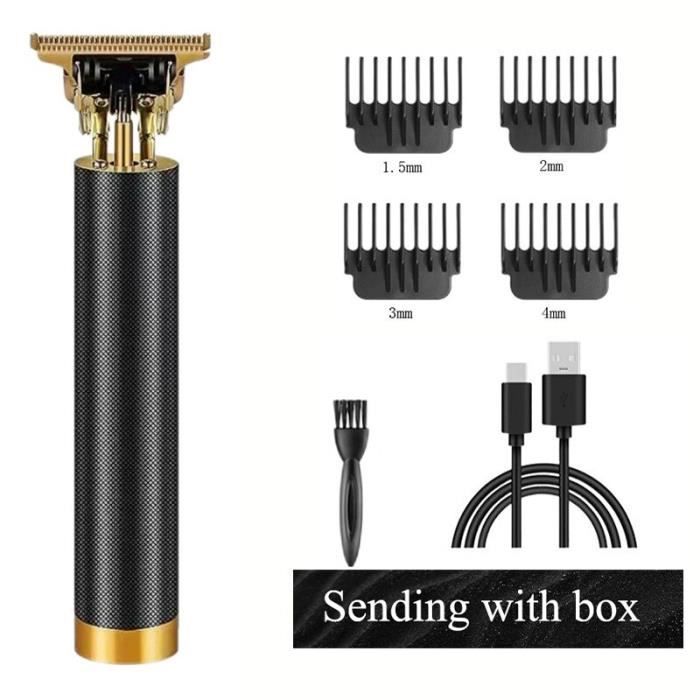 TONDEUSE CHEVEUX Tondeuse Professionnelle Sans Fil T9 Pour Hommes Rasoir Électrique Pour Couper ...