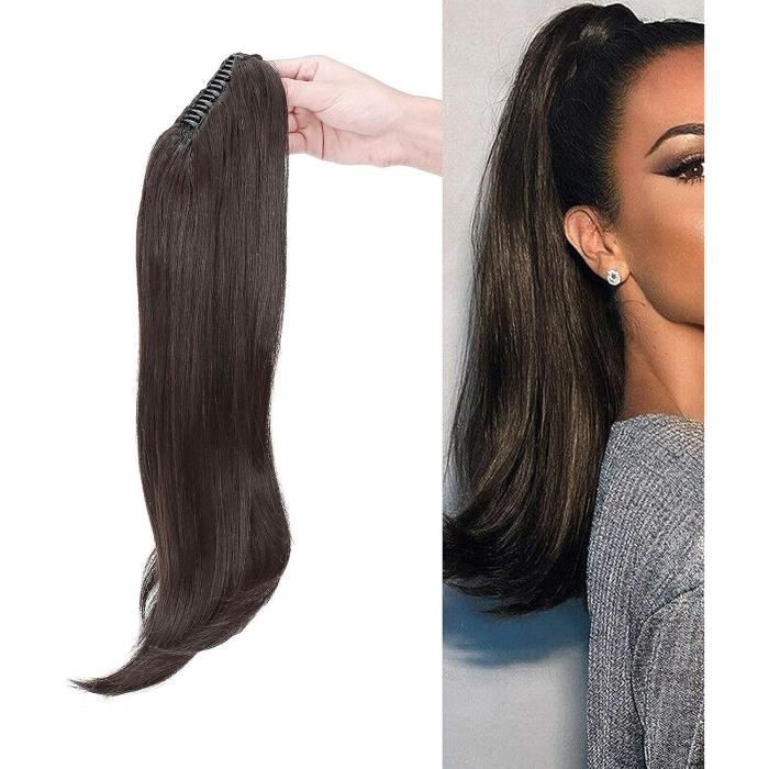 55Cm Longue Postiche Queue De Cheval Avec Pince Extension Claw On ...