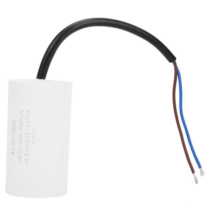 Condensateur de fonctionnement du moteur 450V 20uF, condensateur de ...