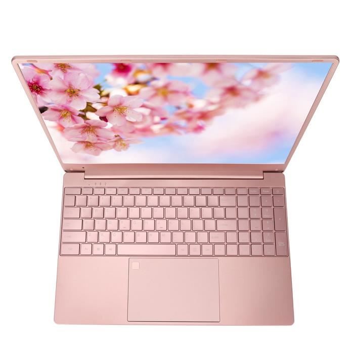 Fdit ordinateur portable 15 Ordinateur portable rose 15,6 pouces IPS ...