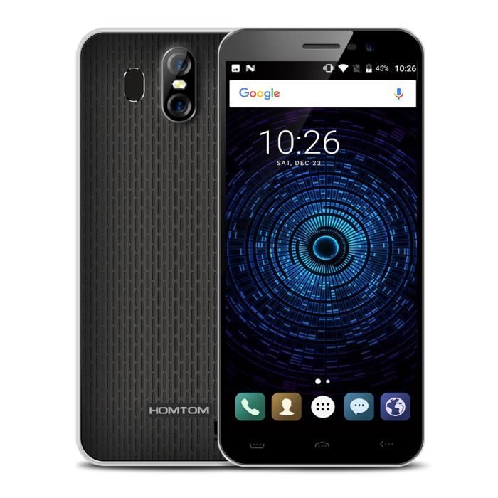 HOMTOM S16 Mobile Téléphone 5.5‘’ 18: 9 HD Quad-core Android 7.0 2 Go ...