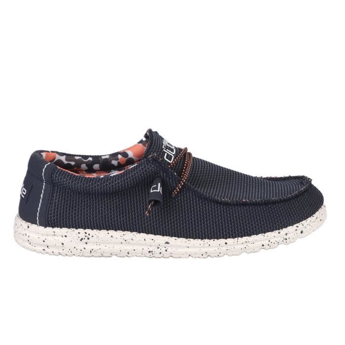 Baskets homme - DUDE - Bleu marine - 40 Bleu - Cdiscount Chaussures