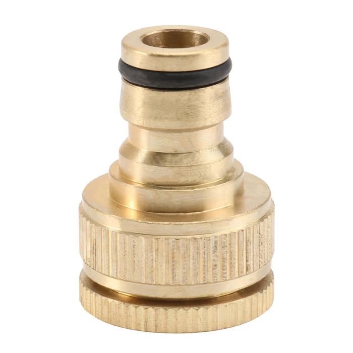 Brass Hose Quick Connect Garden Tap Connector 1/ 2 Inch to 3/ 4 Pipe ...