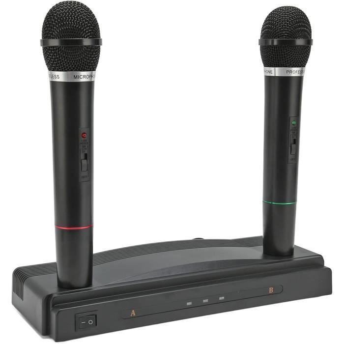 Microphone Sans Fil Double, Empêche Les Interférences Microphone Sans ...