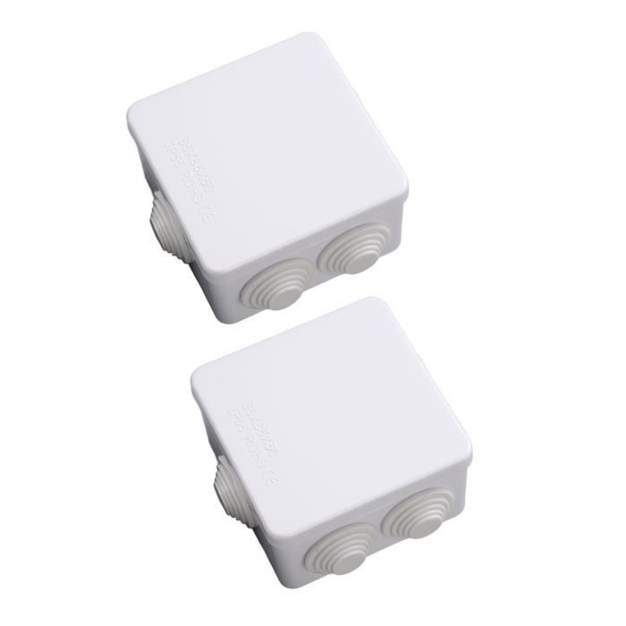 VBESTLIFE Boîtier de Jonction Électrique IP55 en Plastique ABS ...