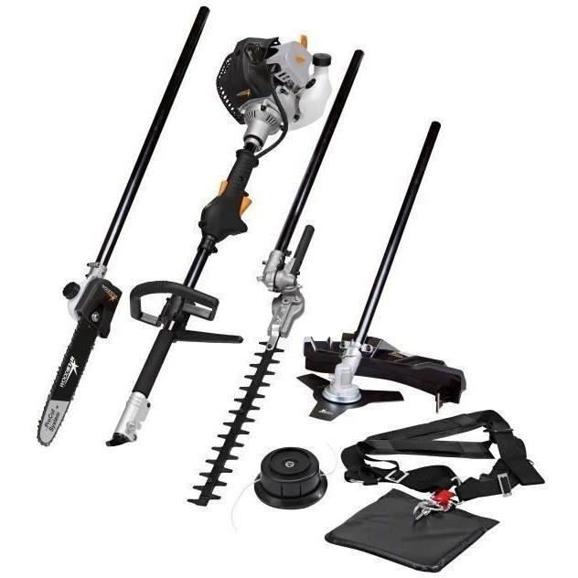 Machine multifonctions thermique 4 en 1 : Elagueuse, coupe-bordures ...