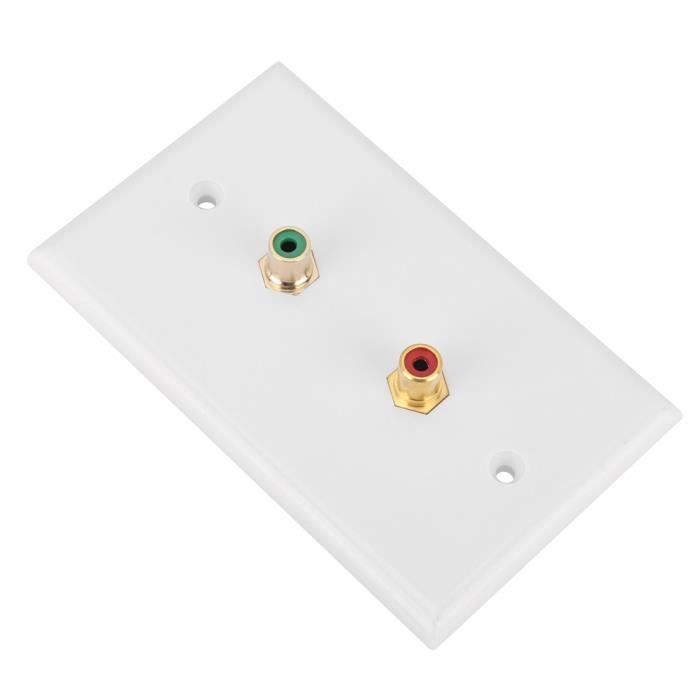 Zerone Panneau mural RCA Panneau de plaque murale multifonctionnel à 2 ...