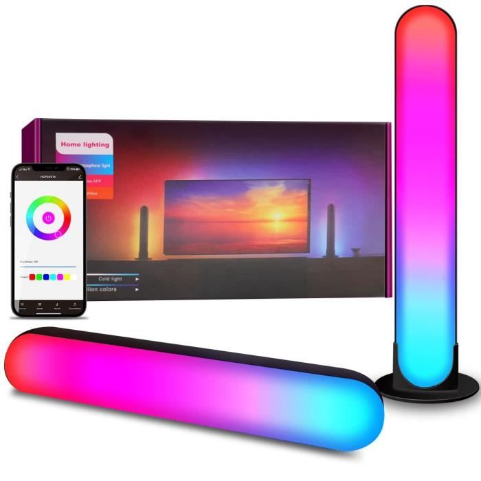 Lampe LED - ZHUODIKE - RGB Lampe Bluetooth - 16 millions de couleurs ...