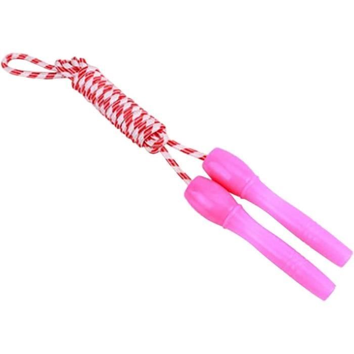 Corde à sauter - Vitesse rapide - Poignée ABS - Couleur rose ...
