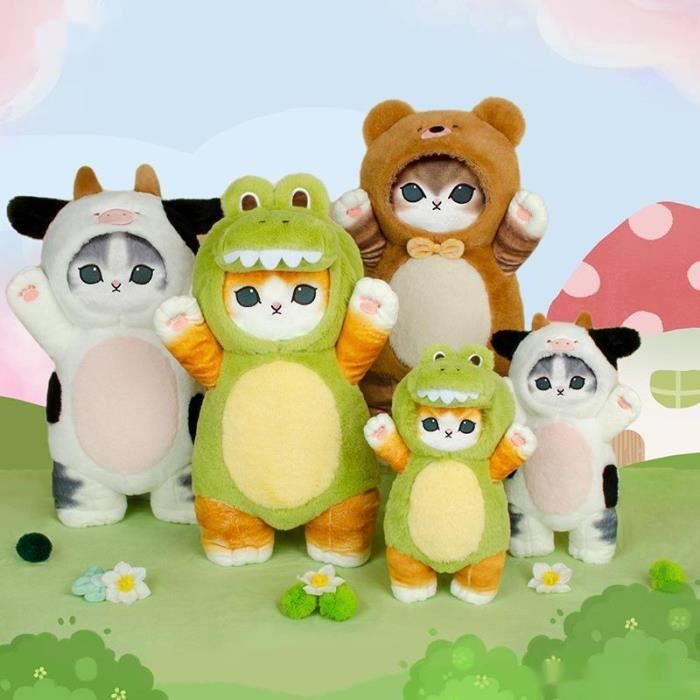 50 cm - Chat Mofusand en peluche Kawaii pour enfants, Peluche animale ...