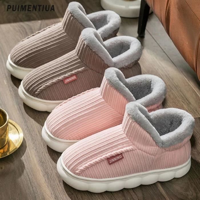 Chaussons - C-yellow - Mixte - Semelle antidérapante - Doublure en ...