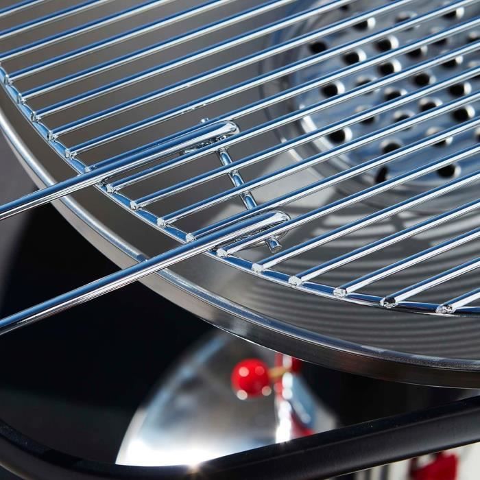 Ehskzjh Grille De Barbecue Ronde 50Cm, Grill Pour Barbecue Au Charbon ...