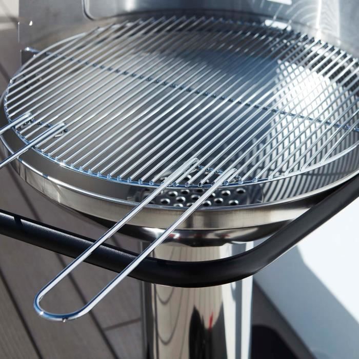 Ehskzjh Grille De Barbecue Ronde 50Cm, Grill Pour Barbecue Au Charbon ...