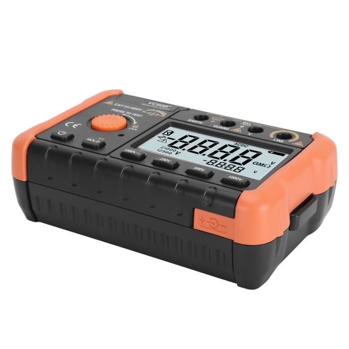 Vvikizy testeur de résistance d'isolation numérique Testeur de ...