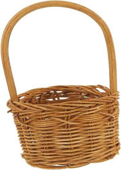 Panier Rond En Rotin Paniers En Rotin Avec Poignes Panier De Tissage En ...