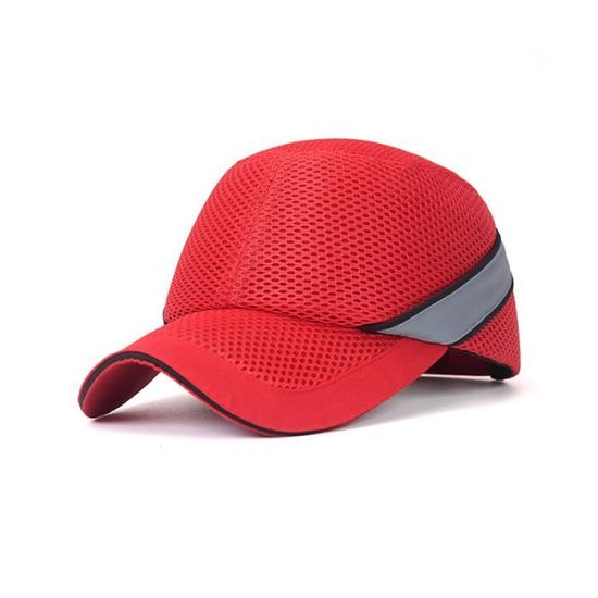 Rouge - Casque de Protection pour le travail, Casquette anti choc ...