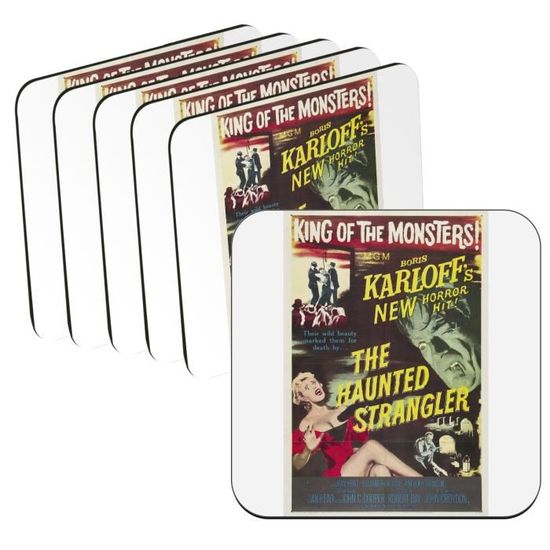 Sous Verre Liège (Lot de 6) The Haunted Strangler Nanar Vieille Affiche ...