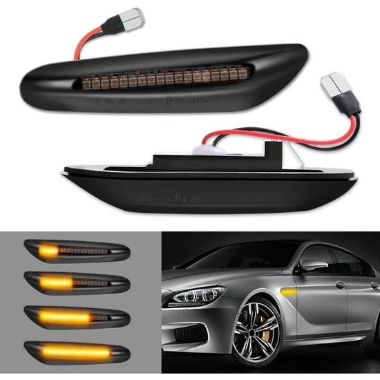 Clignotant Auto - Led Latéral Dynamique Séquentiel Bus Can Sans Erreur ...