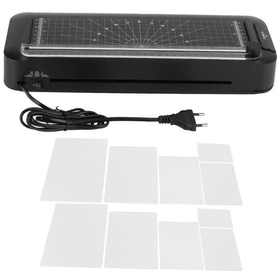 Tbest Plastifieuse automatique Plastifieuse 100W avec 10 Sac de ...