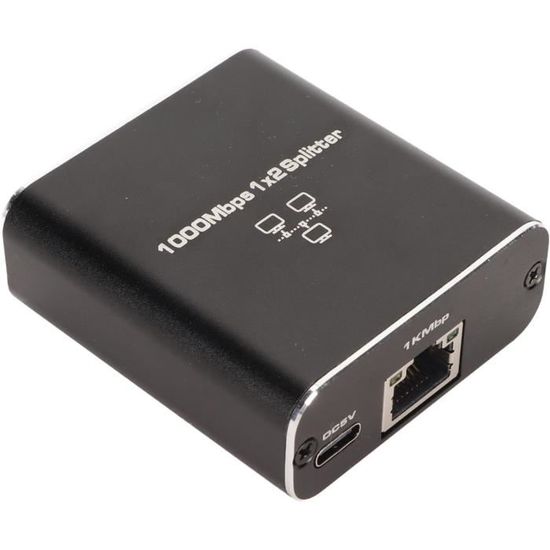 Répartiteur De Réseau Gigabit, Répartiteur Ethernet, Deux Appareils ...