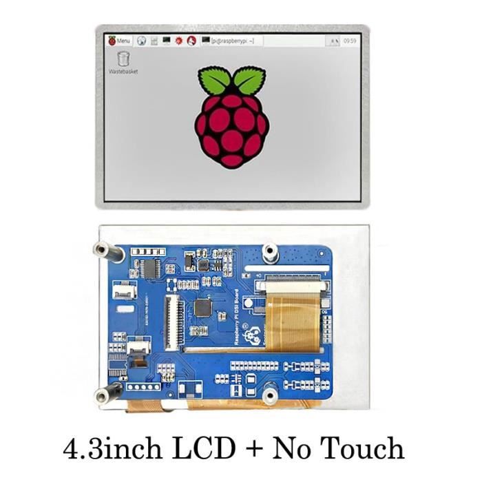 4.3 pouces sans toucher - Écran LCD Raspberry Pi DSI Mipi, casse tête ...