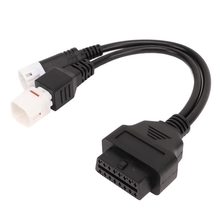 Câble Obd2 Pour Moto 3Pin 4Pin Motos Obd Obd2 Câble Adaptateur ...