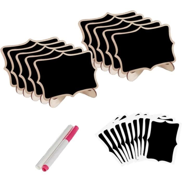 1 Set Mini Tableau Babillard En Bois Petit Tableau Ardoises En Bois ...