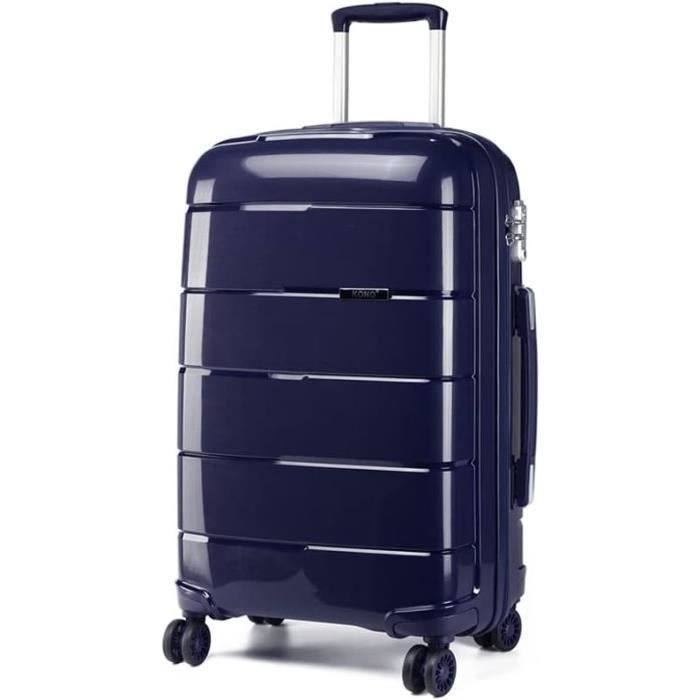 Bagage De Cabine Valise Rigide En Polypropylène Léger 4 Roulettes Avec ...