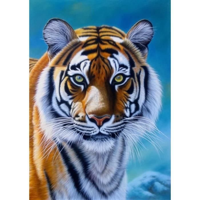 Sugamm Diy Diamond Painting Tigre Complet Kits, 5D Broderie Peinture ...