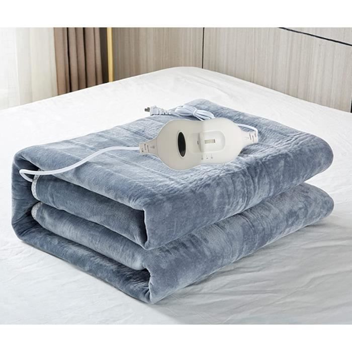 Home Chauffe-lit Surmatelas Chauffant 1 Place 150x80 cm Chauffe Matelas ...