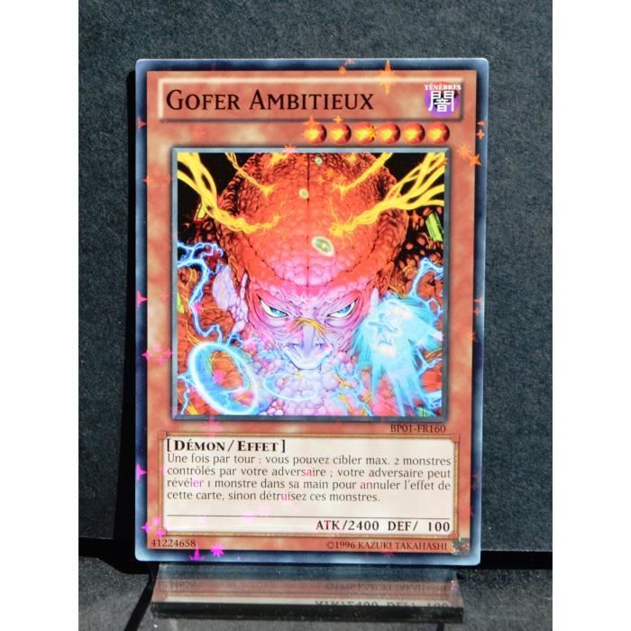 Carte YU-GI-OH BP01-FR160-ST Gofer Ambitieux NEUF FR - Cdiscount Jeux - Jouets