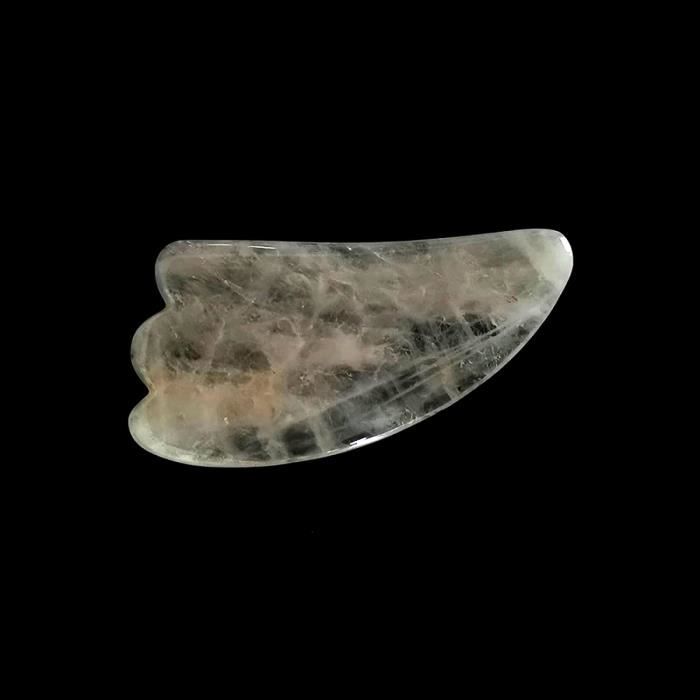 Natural Jade Guasha Scraper Facial Body Gua Sha Skin Scraping Gouache ...