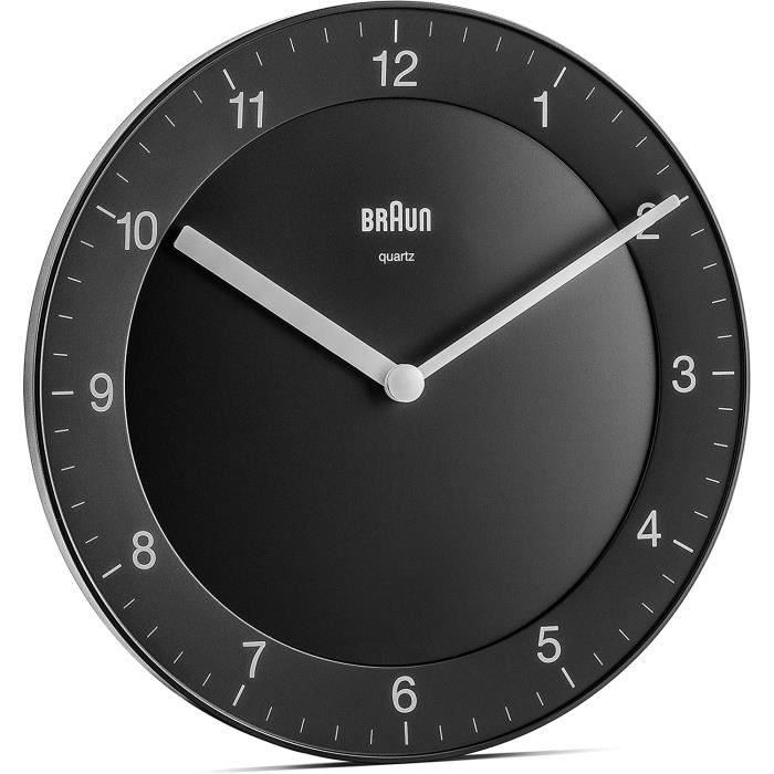 Horloge murale analogique classique avec mouvement à quartz silencieux ...