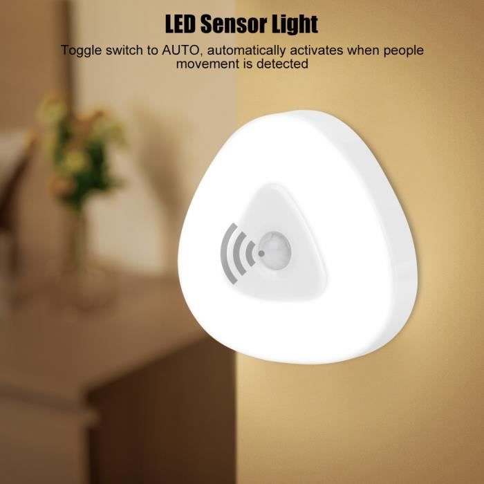 LID- Cikonielf Veilleuse LED Mini LED Lampe à Induction de Corps Humain ...