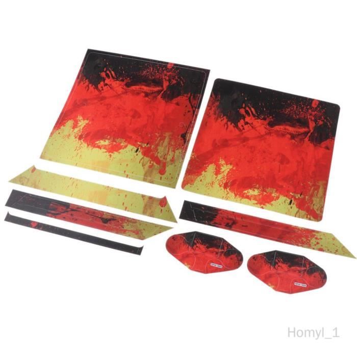 1 Set Decal Sticker Skins pour Slim Controller & Console YSP4S-0064 ...