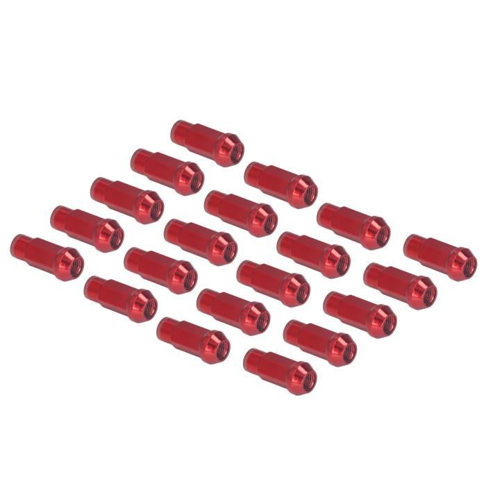 Garosa écrous de jante de roue Lot de 20 écrous de roue M12 x 1,5 avec ...