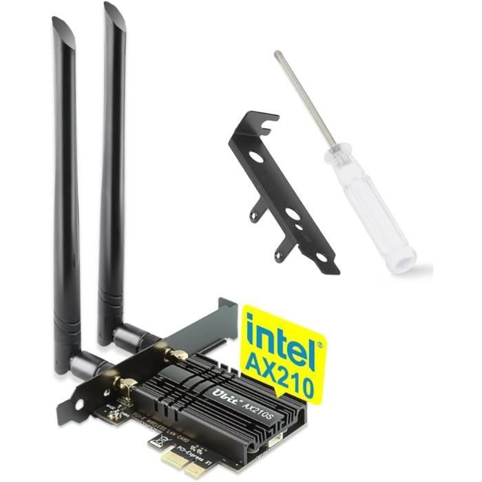 Carte Wifi 6E Intel Ax5400 Pcie Wlan Pour Pc Chipset Intel Ax210 Avec ...
