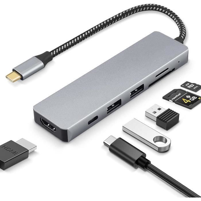 Concentrateur Usb C 3.0 Avec Base De Concentrateur 4K Hdmi Usb-C Hub ...